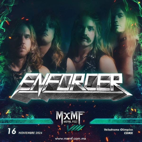 😀Enforcer se agrega al cartel del MxMF VIII: speed metal desde Suecia ...