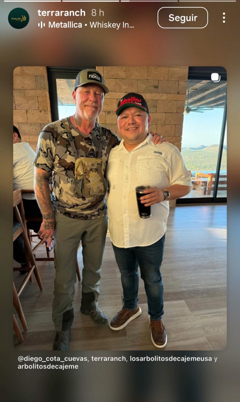 James Hetfield de Metallica visita rancho en México donde se practica ...